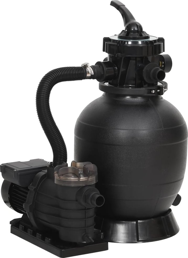 Bazénová písková filtrace s předfiltrem černá 93396 10 m3/hod od 4 206 ...