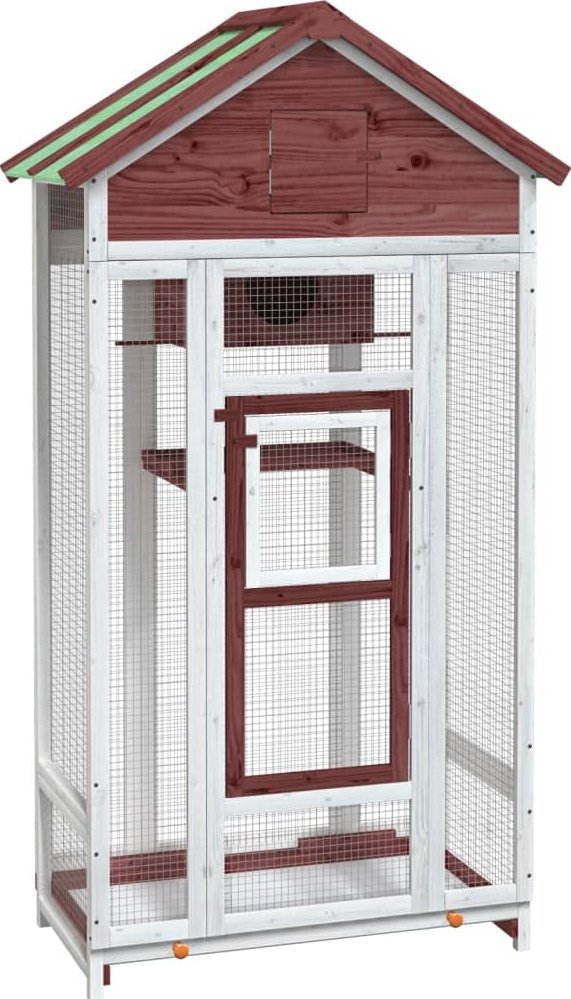 Ptačí voliéra moka 172254 91,5 x 53 x 170 cm - Zbozi.cz