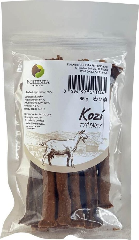 Recenze Bohemia Pet Food Kozí tyčinky - Zbozi.cz