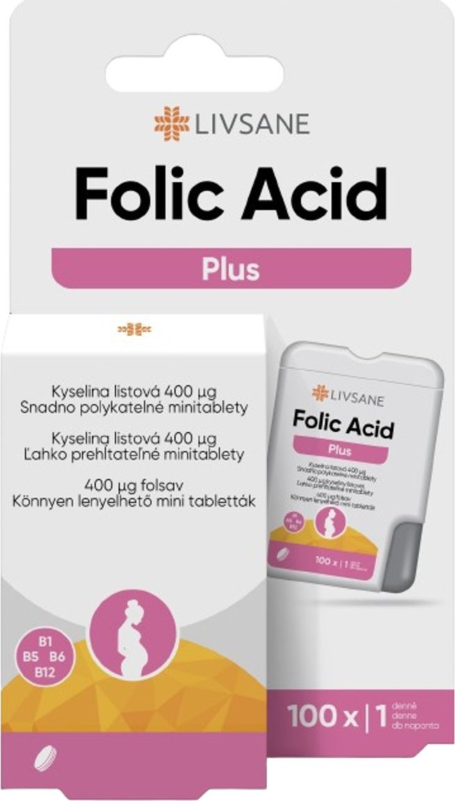 Livsane Folic Acid Plus 100 tbl. od 157 Kč - Zbozi.cz