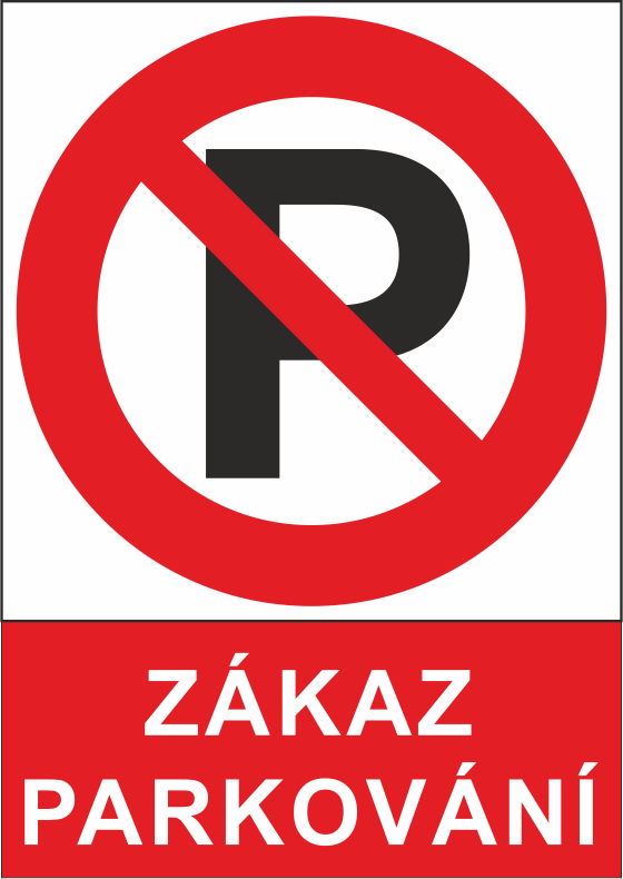 Samolepka PAR10-25-01 zákaz parkování - Zbozi.cz