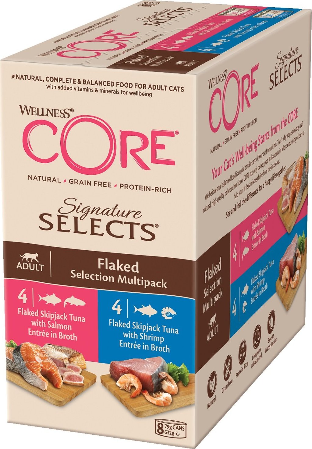 Wellness Pet Food Core Signature Selects Flaked Selection Multipack 8x ...