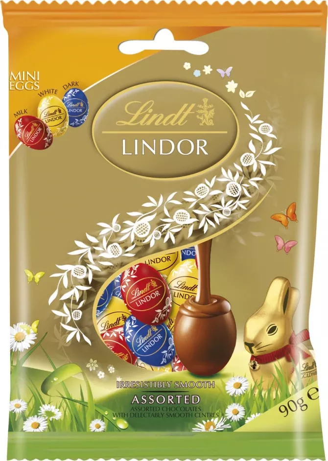 Lindt LINDOR Mini Eggs Assorted 90 g - Zbozi.cz
