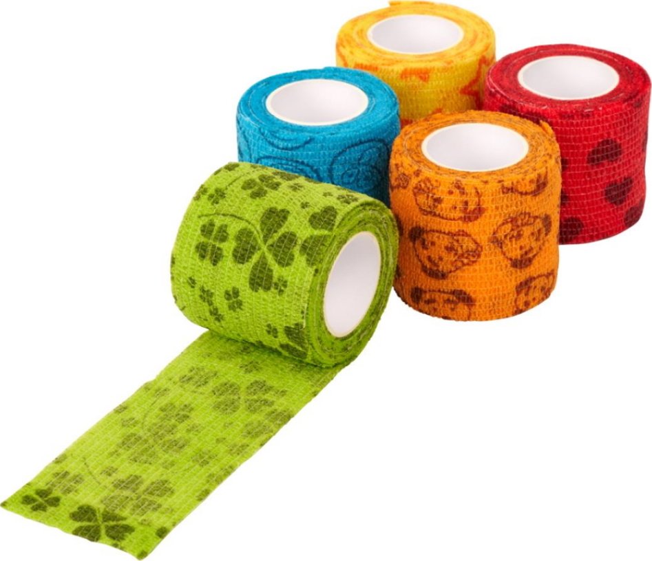Kruuse Fun-Flex Care elastické obinadlo mix barev 10 ks 5 cm x 4,5 m od ...