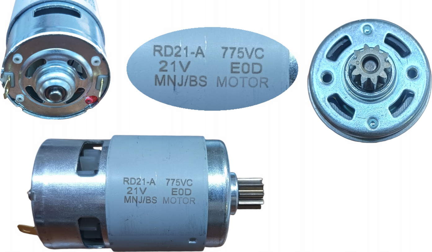 Náhradní motor do aku pily a vrtačky 21 V 10 zubů 775VC - Zbozi.cz