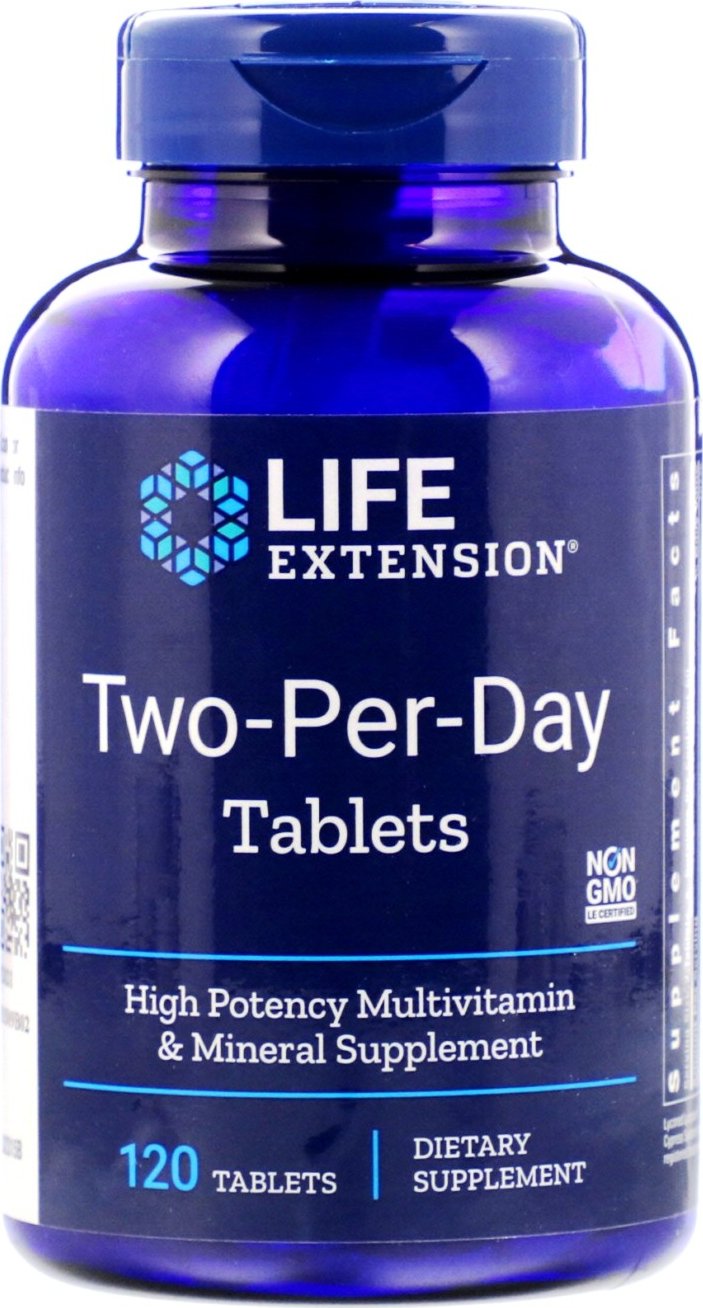 Life Extension Two Per Day Multivitamin 120 tbl. od 669 Kč - Zbozi.cz