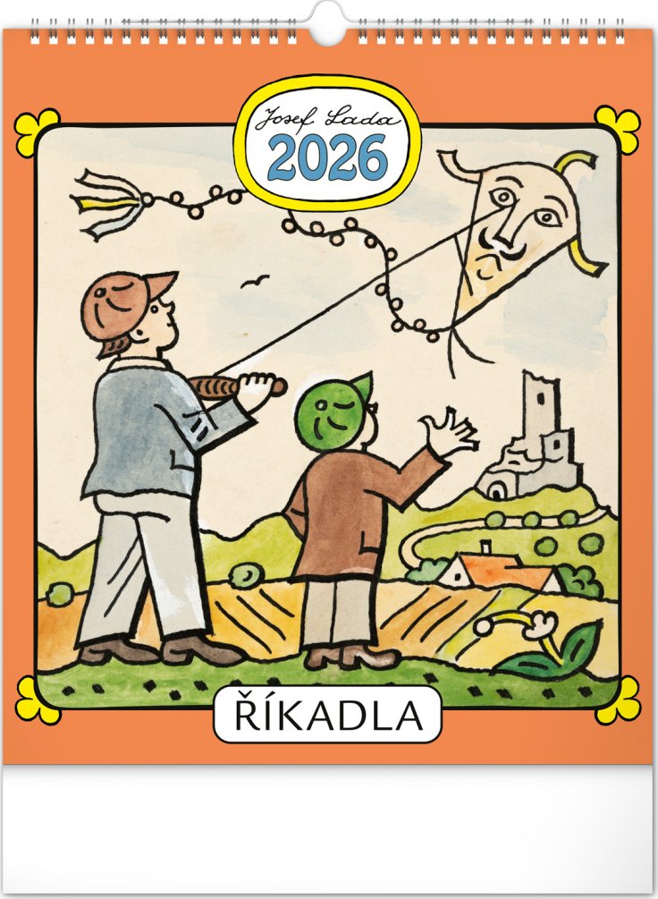 Notique Nástěnný kalendář Josef Lada Říkadla 2026 od 144 Kč - Zbozi.cz