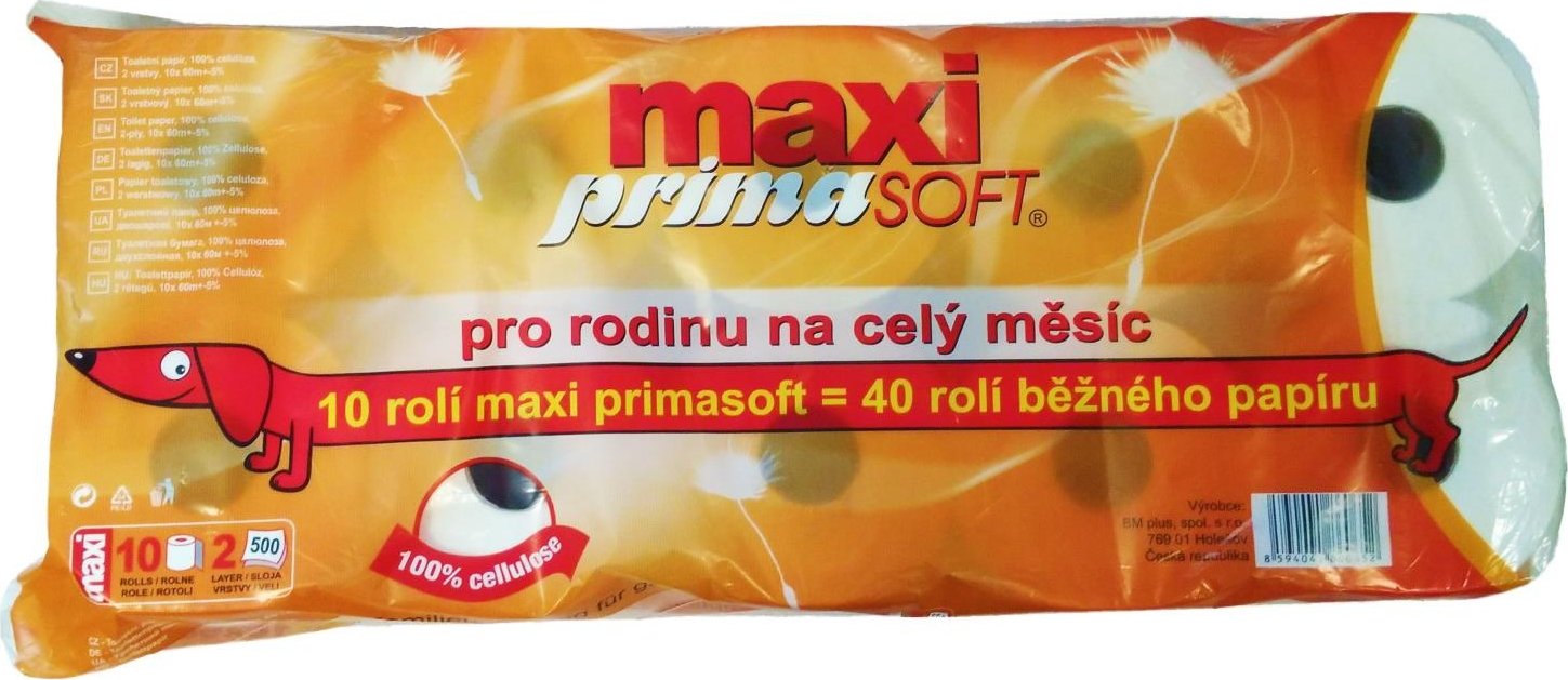 PrimaSOFT Maxi 2vrstvý 10 ks od 120 Kč - Zbozi.cz