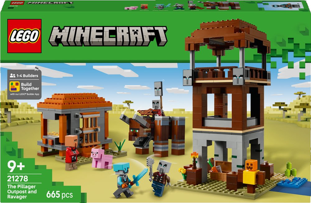 LEGO Minecraft 21278 Základna plenitelů a Ničitel od 1 488 Kč - Zbozi.cz