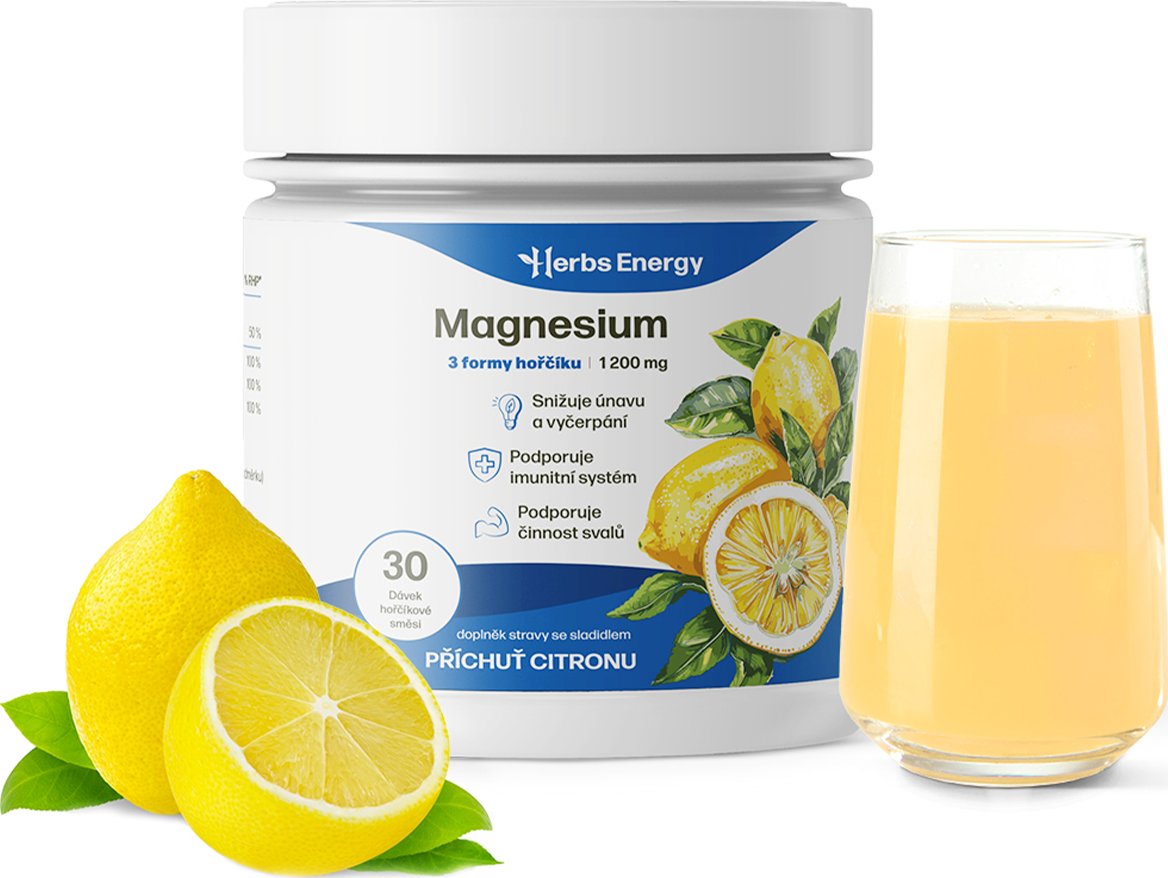 Herbyway Magnesium Drink citron 1200 mg 30 dávek od 395 Kč - Zbozi.cz