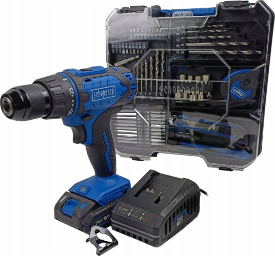Scheppach C-DTB74/1-X 1x 2,0 Ah + nabíječka + sada příslušenství + kufr ...