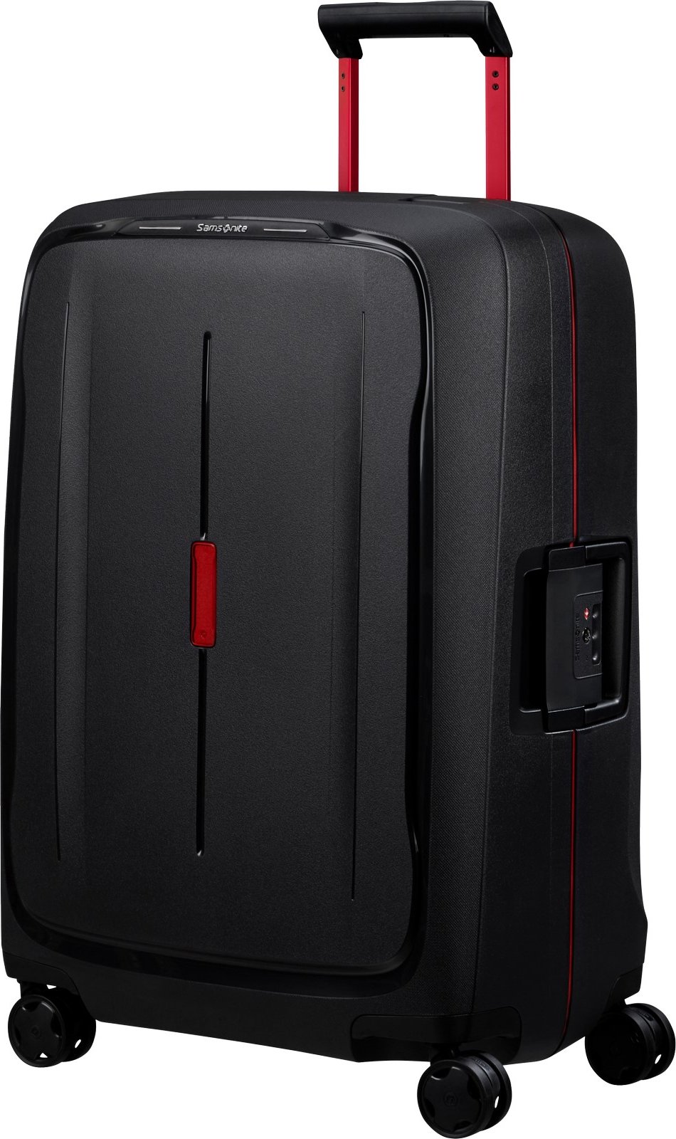 Samsonite Essens Spinner 69 cm, Charcoal/Red od 5 039 Kč - Zbozi.cz