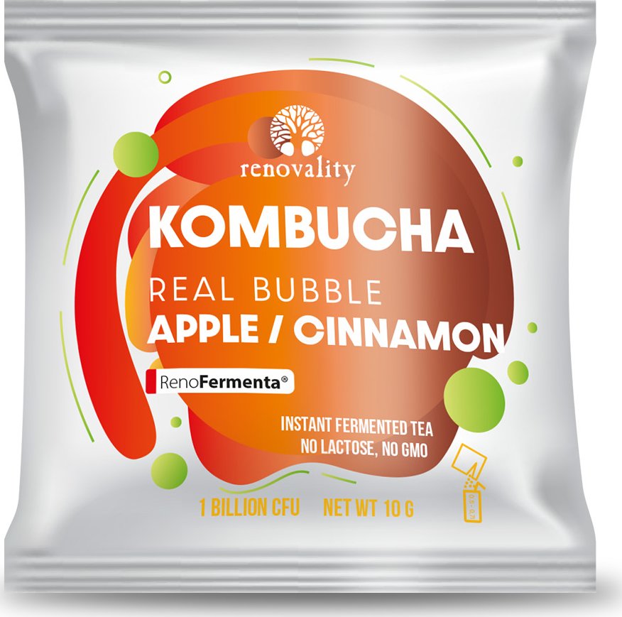 Renovality Kombucha Real Bubble Apple/Cinnamom 10 g od 49 Kč - Zbozi.cz