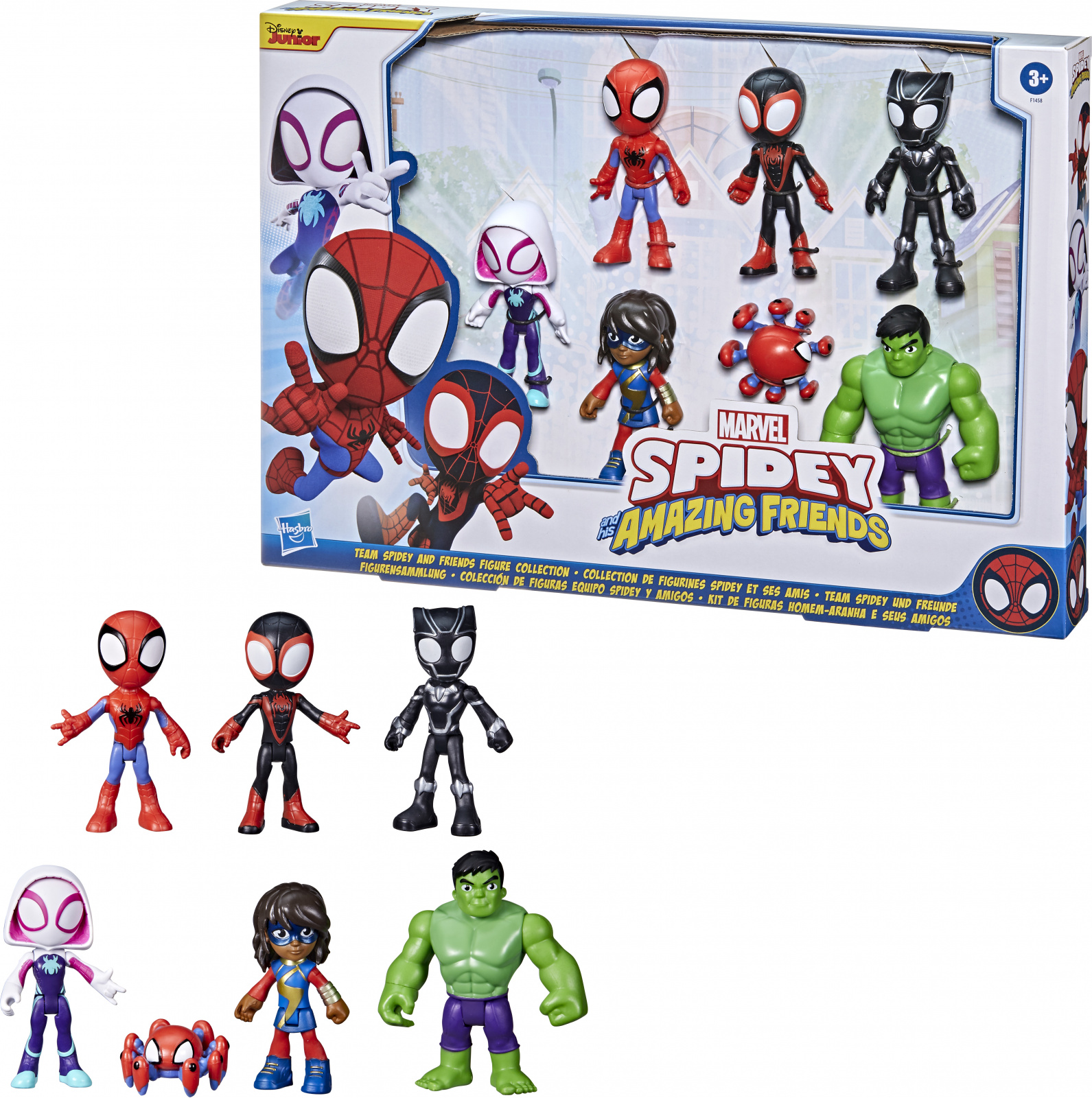 Hasbro Spidey and His Amazing Friends kolekce 7 figurek Team Spidey ...