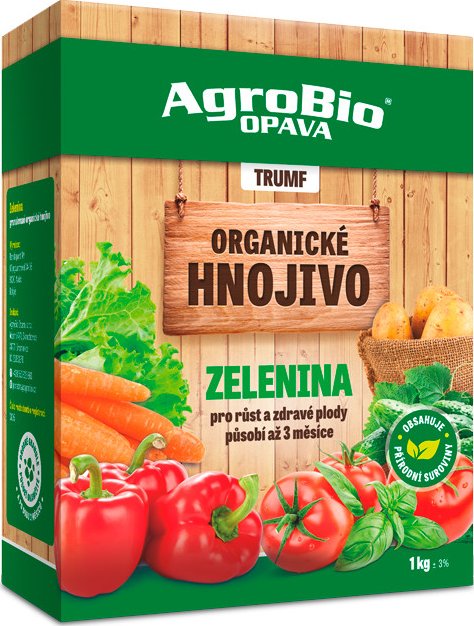 AgroBio Opava Trumph organické hnojivo zelenina, 1 kg od 86 Kč - Zbozi.cz