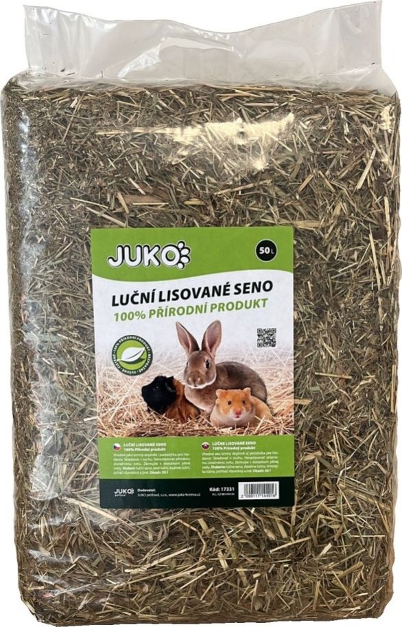 JUKO petfood seno luční 50 l od 30 Kč - Zbozi.cz