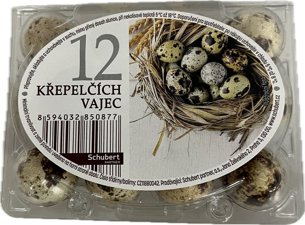 Schubert Křepelčí vejce 12 ks - Zbozi.cz