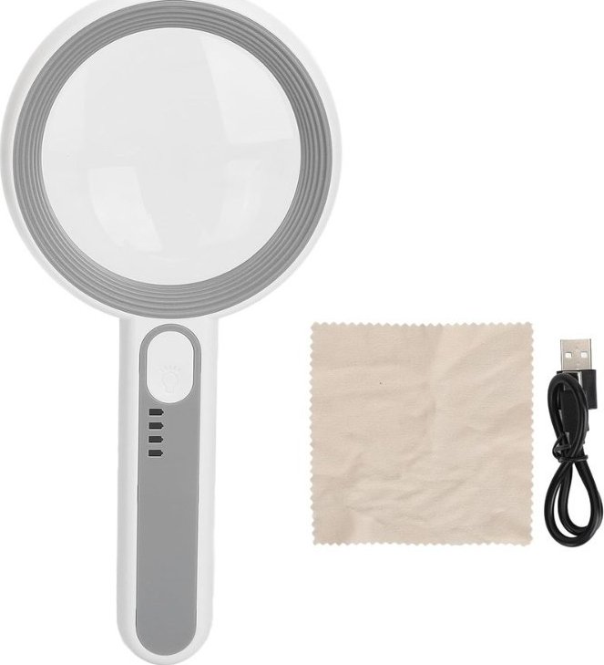 Verk 09205 lupa na čtení s LED osvětlením 6-12x - Zbozi.cz