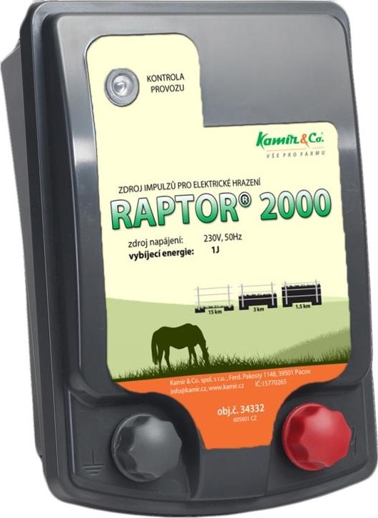 Kamír Raptor 2000 síťový 1,0 J od 1 513 Kč - Zbozi.cz