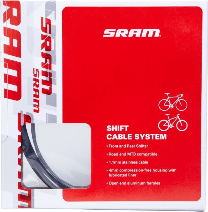 Recenze SRAM Shift Road and MTB Cable 4 mm kit set černý - Zbozi.cz