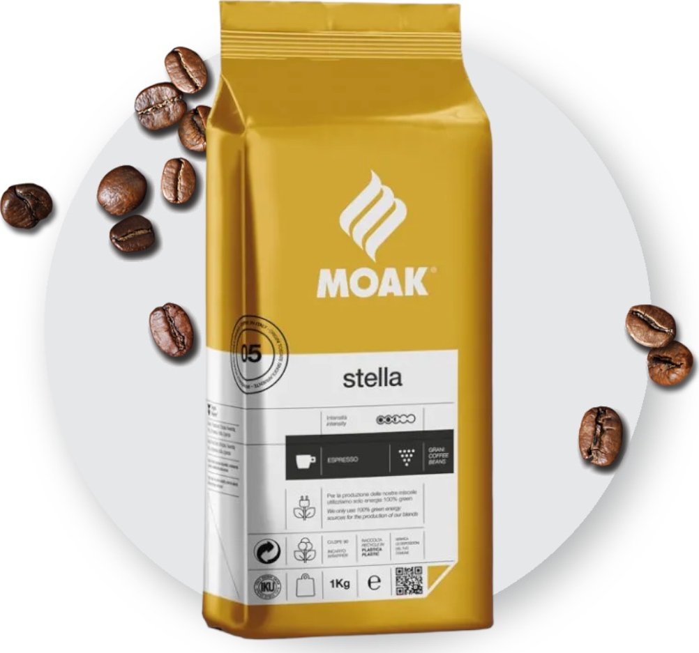 MOAK Stella zrnková káva, 1 kg od 740 Kč - Zbozi.cz