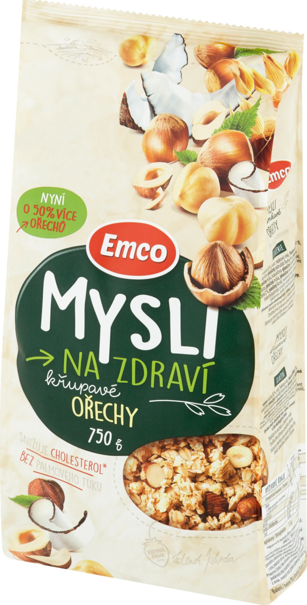 EMCO Mysli křupavé s ořechy 750 g od 95 Kč - Zbozi.cz