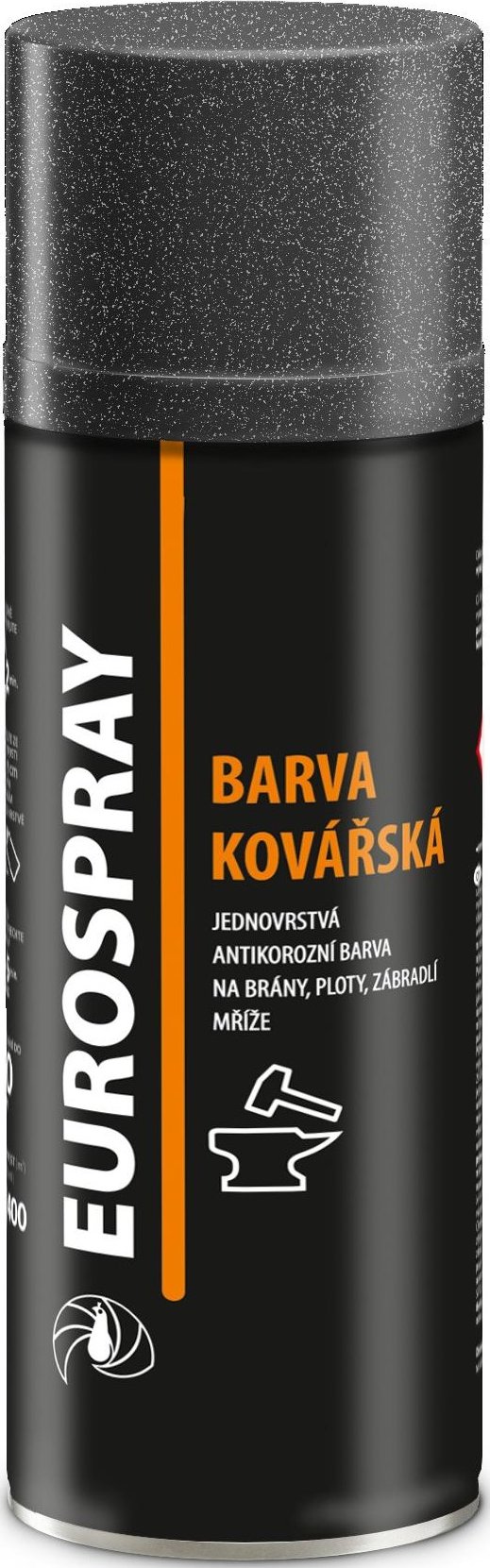 COLORLAK Eurospray barva kovářská AC742 400 ml bronzová polomatná od ...