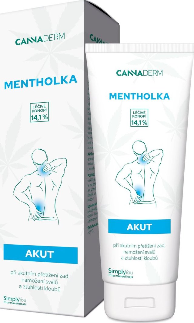 Recenze Simply You Cannaderm Mentholka Akut 125 ml - Zbozi.cz