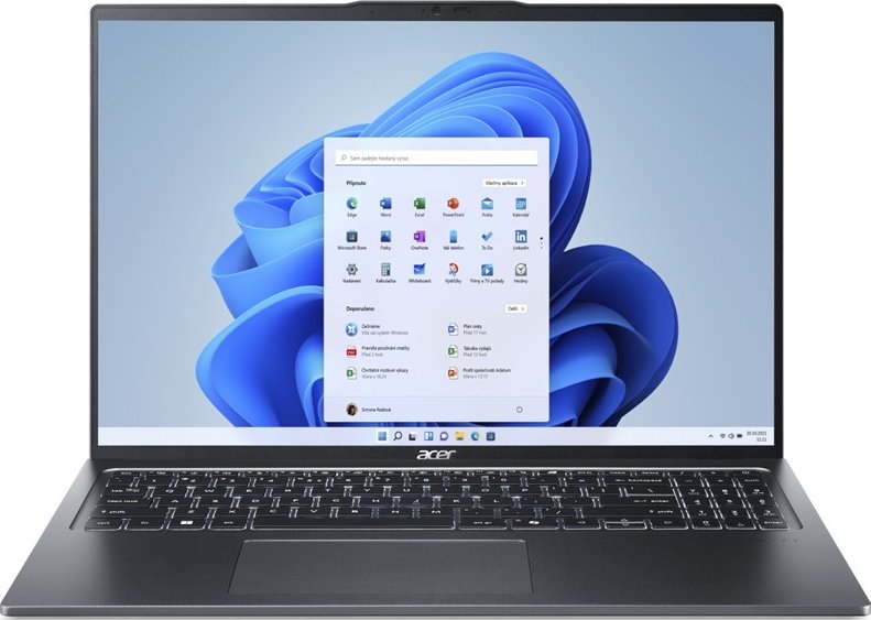 Acer Swift Go 16 SFG16-72-556T (NX.KVPEC.001) od 17 889 Kč - Zbozi.cz