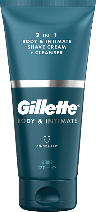 Gillette Body and Intimate Shave Cream and Cleanser krém na holení a ...