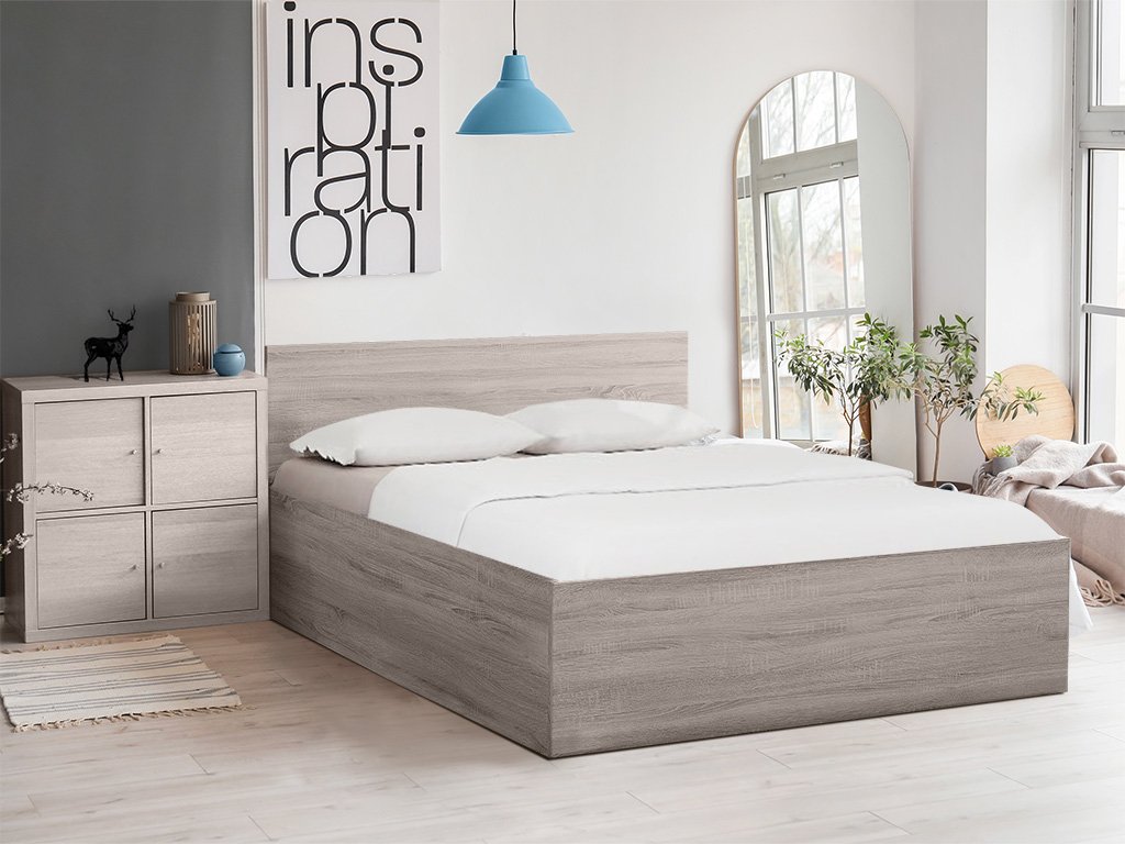 Postel Sofia s lamelovým roštem a matrací Deluxe 160 x 200 cm od 6 519 ...