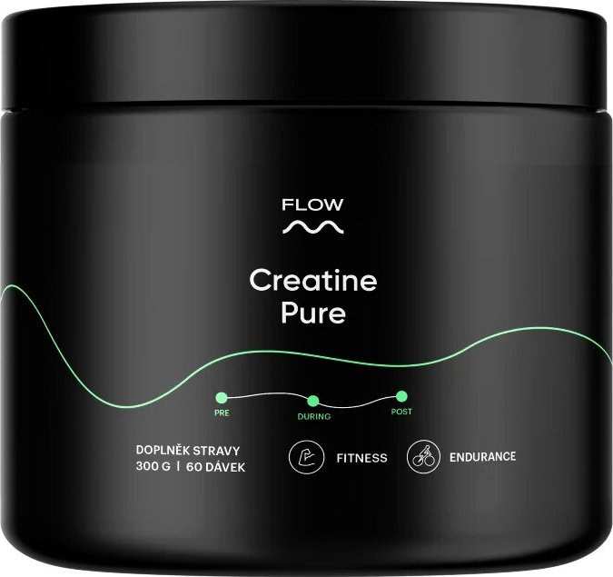 FLOW Nutrition Creatine Pure 300 g od 249 Kč - Zbozi.cz