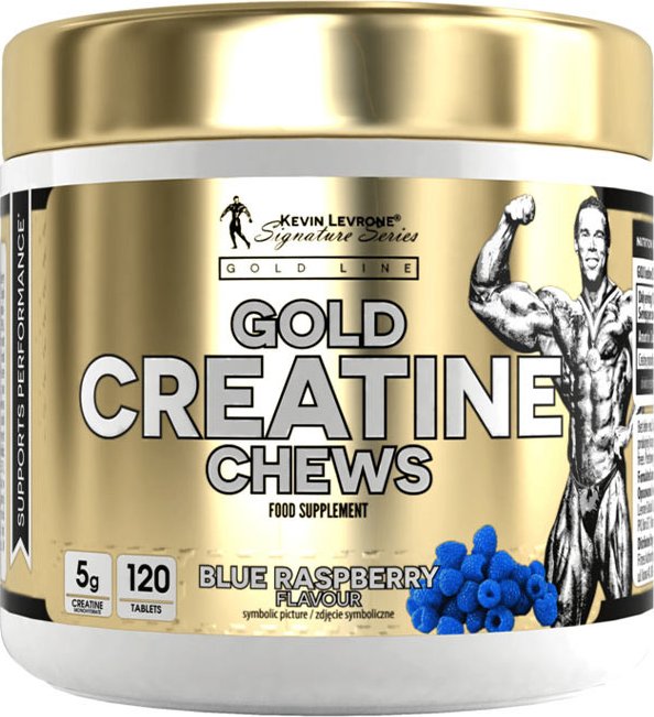 Kevin Levrone Gold Line Creatine Chews 120 tbl. Blue Raspberry od 293 ...