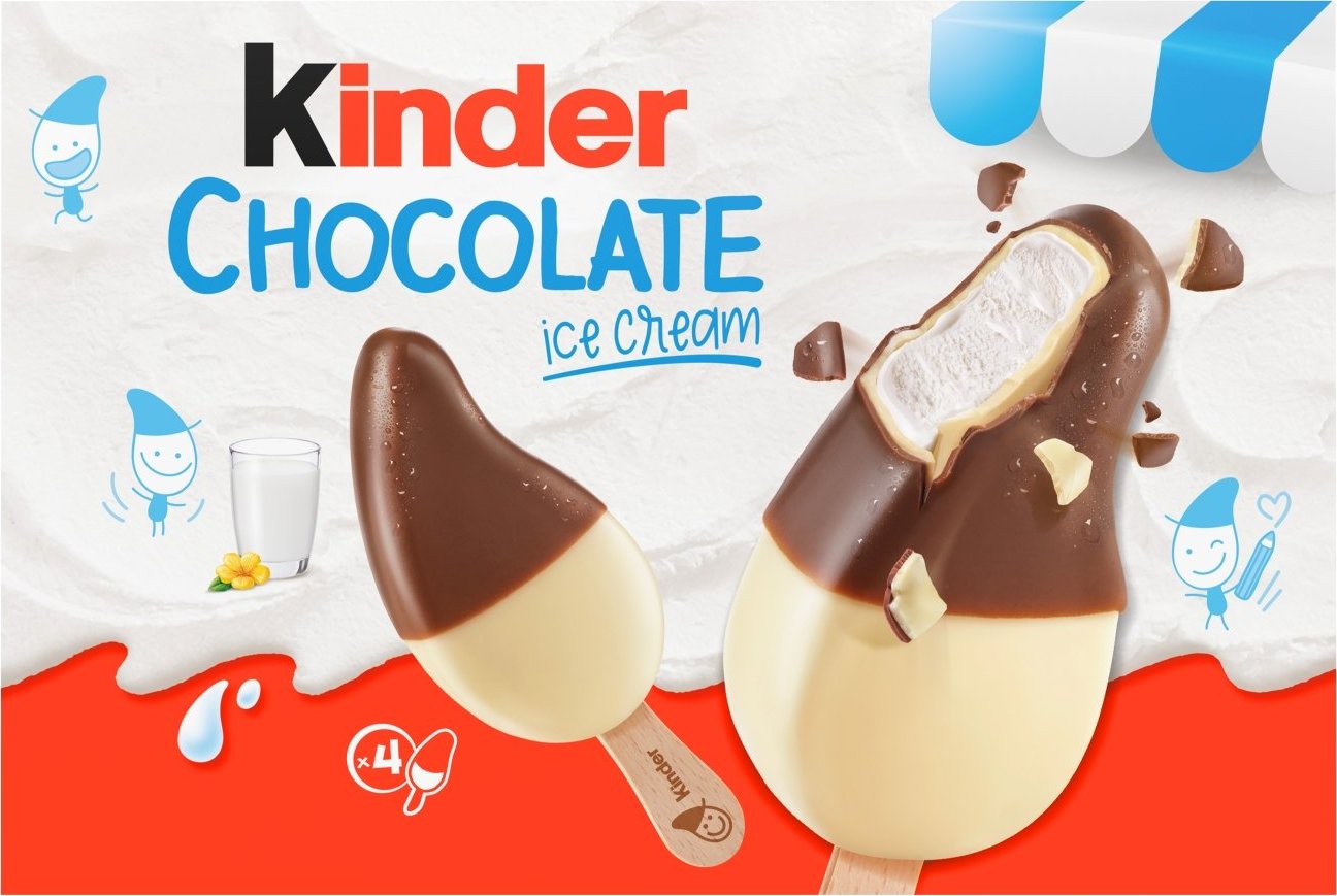 Kinder Chocolate Ice Cream, 4x 55 ml od 130 Kč - Zbozi.cz