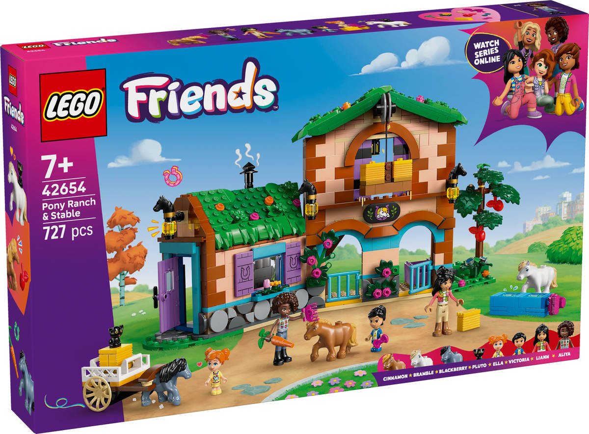 LEGO Friends 42654 Ranč s poníky a stáj - Zbozi.cz