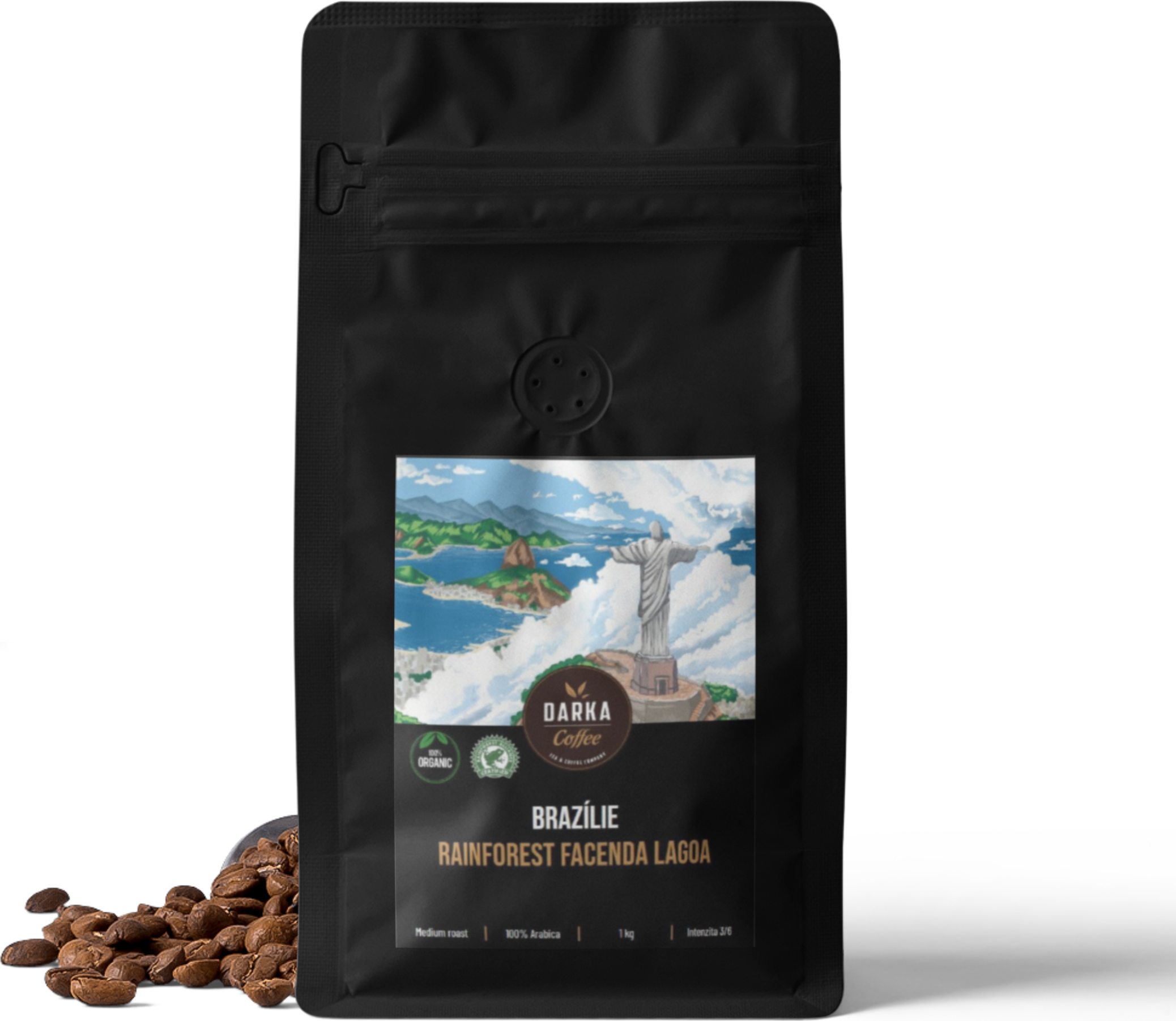 Darka Company Brazílie Rainforest Facenda Lagoa Organic zrnková, 1 kg ...