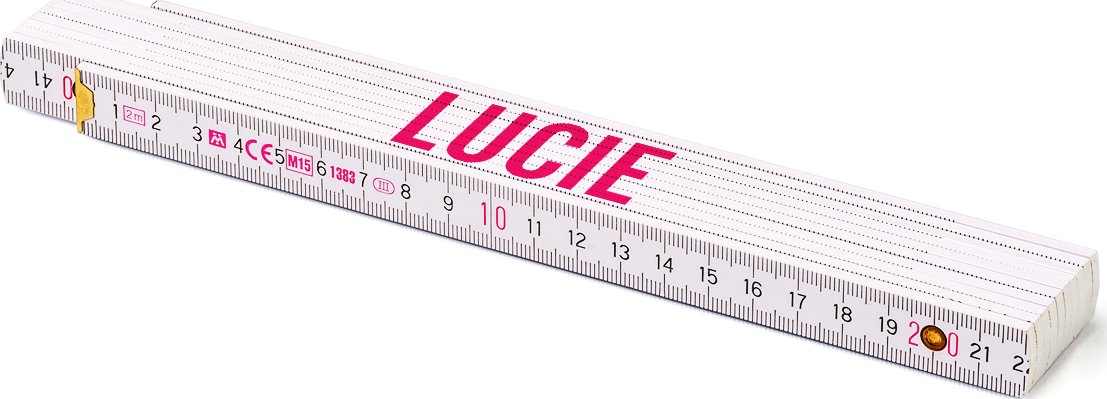 Metrie Block-52 Skládací metr se jménem 2 m Lucie od 109 Kč - Zbozi.cz