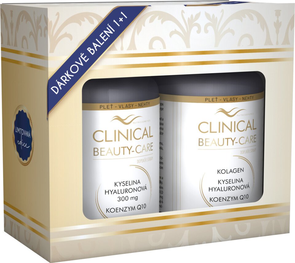 Clinical Nutricosmetics Beauty-Care kyselina hyaluronová 60 tbl. + kolagen 60 tbl. od 569 Kč ...