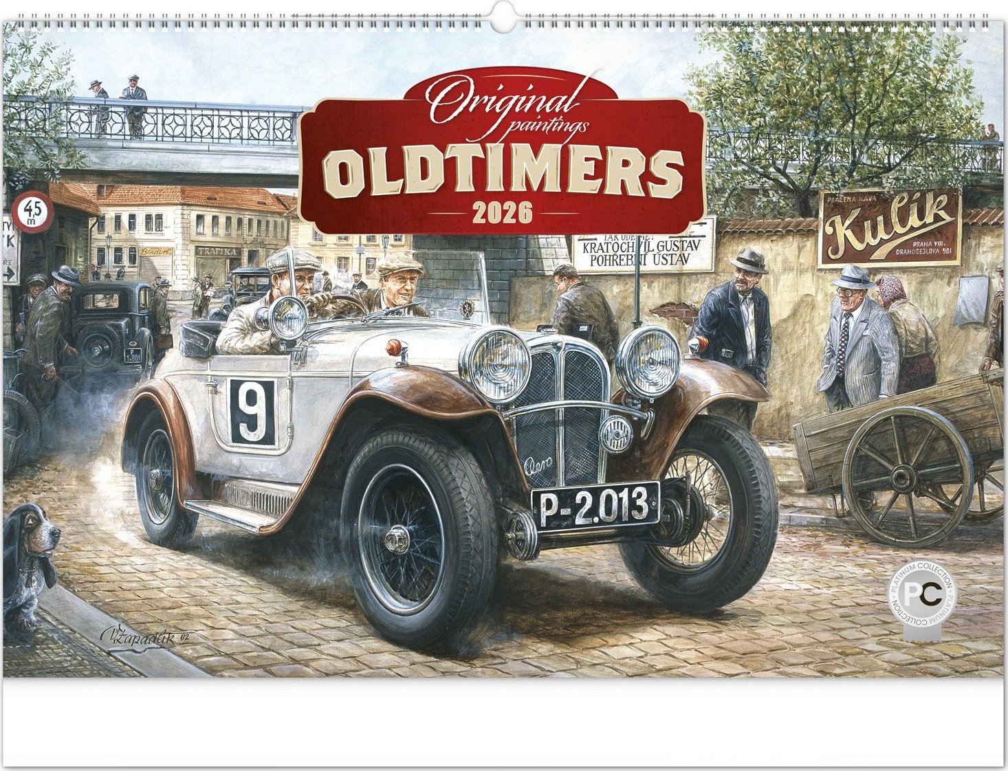 Notique Václav Zapadlík nástěnný kalendář Oldtimers 2026 od 278 Kč - Zbozi.cz