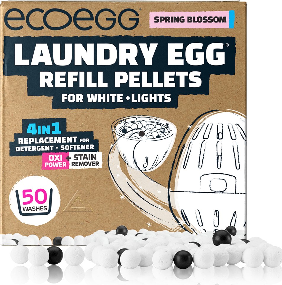 EcoEgg Náplň do pracího vajíčka na bílé prádlo jarní květy 50 praní od ...