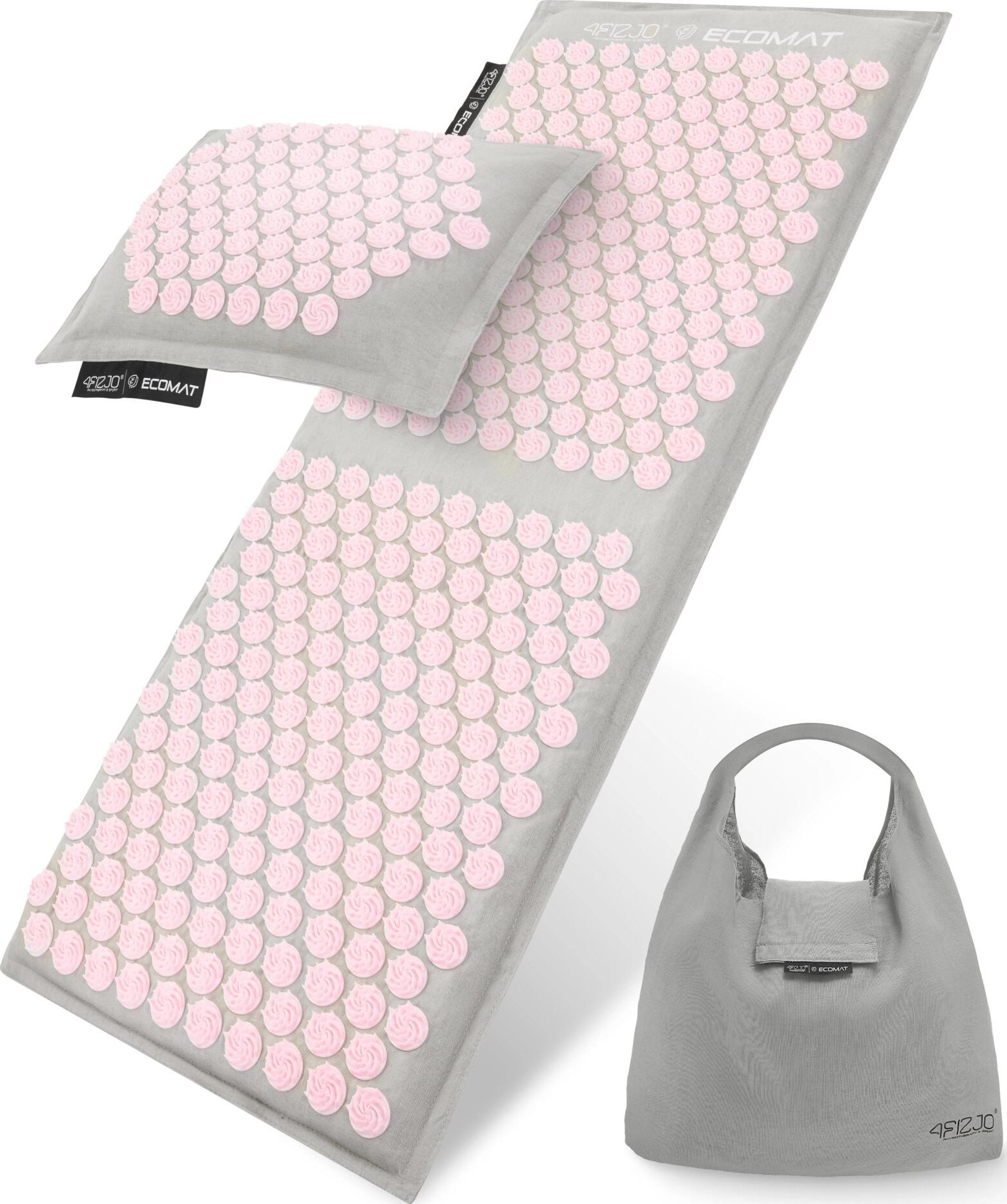 4FIZJO Ecomat akupresurní podložka 110 x 42 cm s polštářkem a taškou - Zbozi.cz