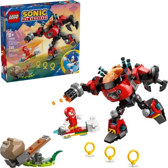 Recenze LEGO Sonic the Hedgehog 77005 Knuckles vs. Dr. Eggman ...