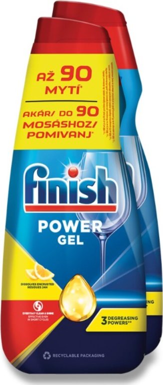 Finish Power Gel Lemon 2x 900 ml od 258 Kč - Zbozi.cz