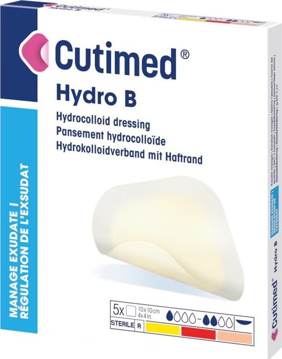Cutimed Hydro B hydrokoloidní krytí 10 x 10 cm 5 ks od 500 Kč - Zbozi.cz