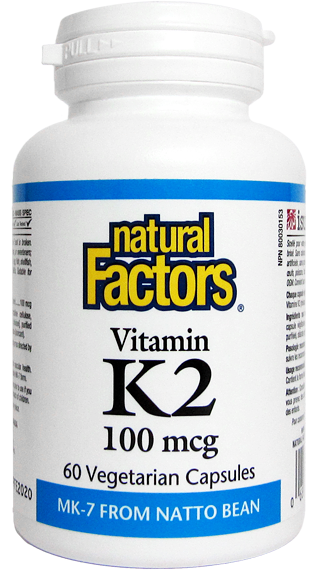 Natural Factors Vitamin K2 100 mg 60 cps. od 394 Kč - Zbozi.cz
