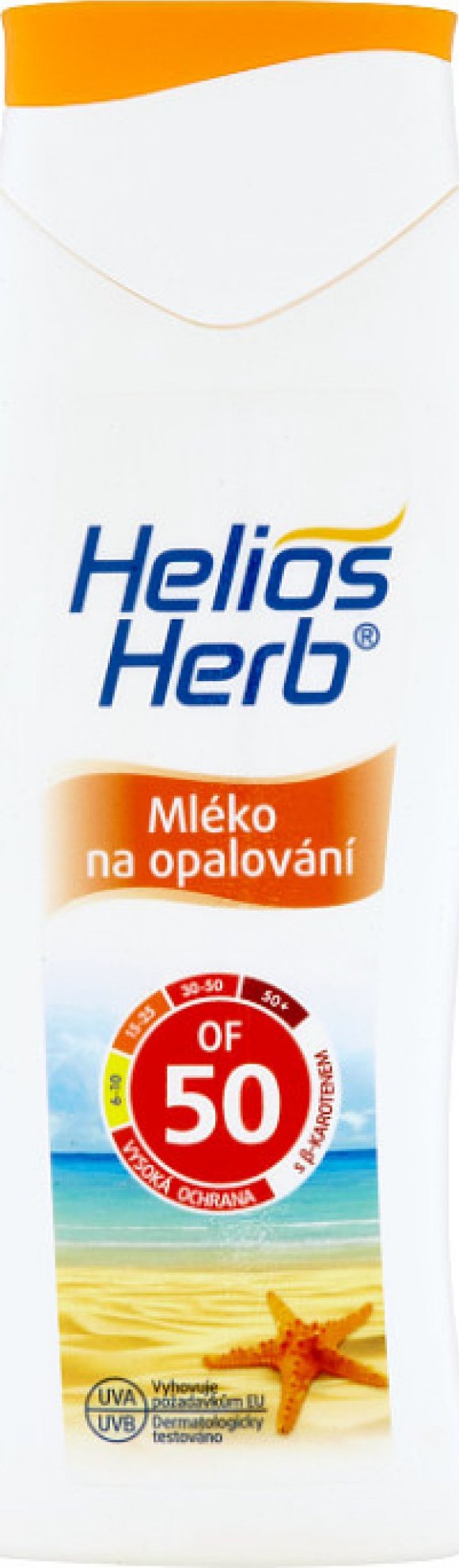 Helios Herb Mléko na opalování s betakarotenem SPF50 200 ml od 129 Kč ...