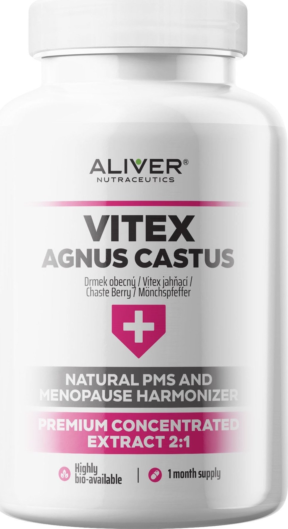 ALIVER nutraceutics Vitex Agnus Castus 60 cps. od 308 Kč - Zbozi.cz