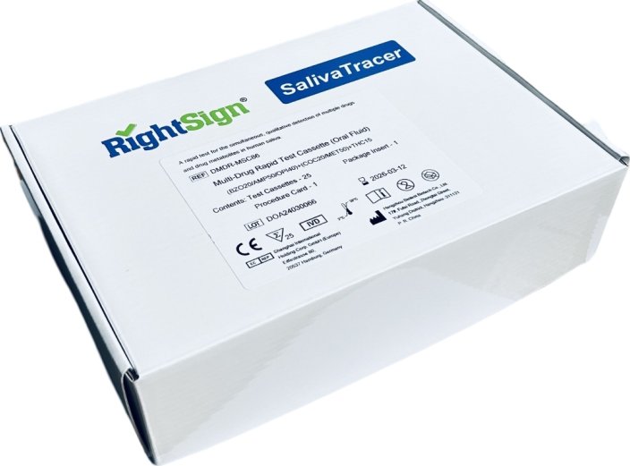 RightSign SalivaTracer multidrogový test na 6 drog ze slin 25 ks - Zbozi.cz