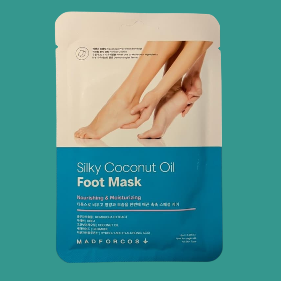 Madforcos Silky Coconut Oil Foot Mask vyživující maska na nohy s ...