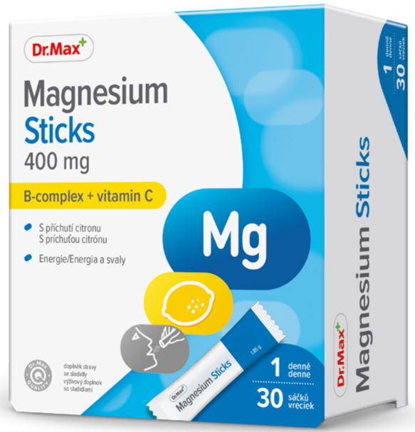 Dr. Max Magnesium Sticks 30 ks od 189 Kč - Zbozi.cz
